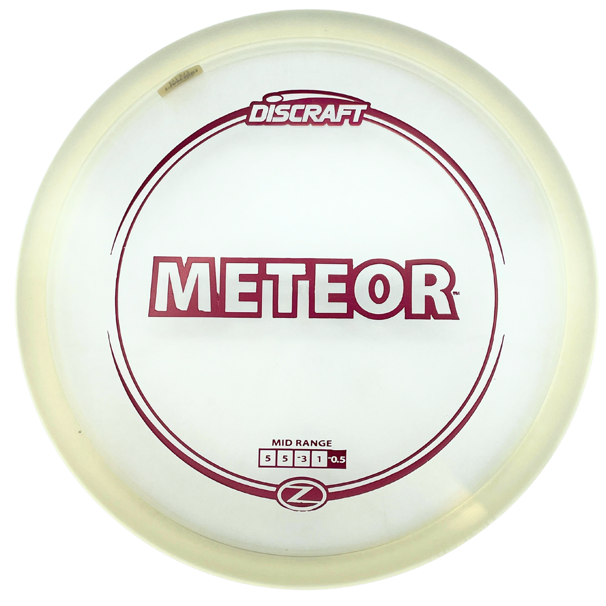 Discraft Meteor- Z line - White – New Zealand Disc Sports Supplies