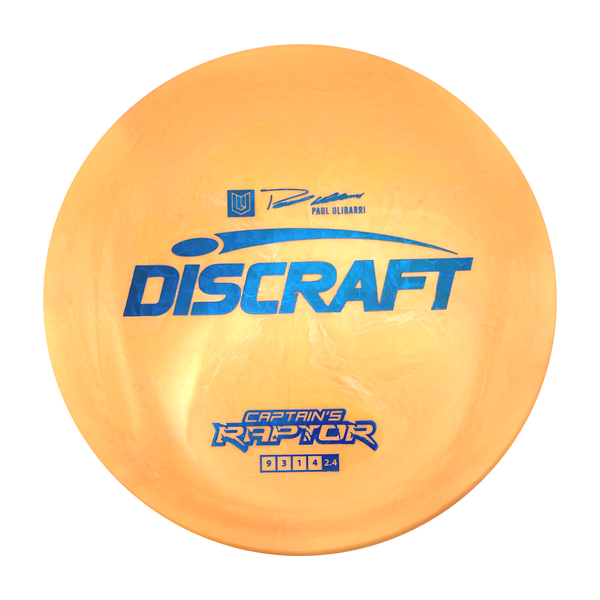 Discraft Captain's Raptor - Paul Ulibarri Signature ESP Swirl - Orange ...
