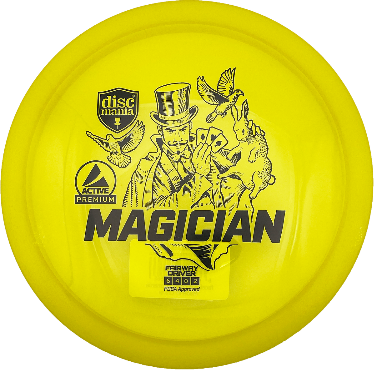 Discmania Magician - Active Premium Line - Yellow – New Zealand Disc ...