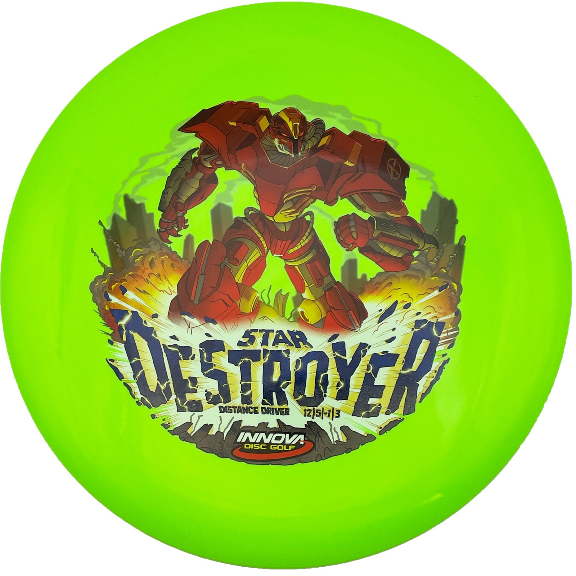 Innova Destroyer - INNVision Star - Green – New Zealand Disc Sports ...