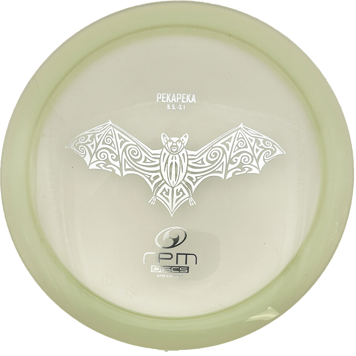 RPM Pekapeka - Cosmic - Clear – New Zealand Disc Sports Supplies