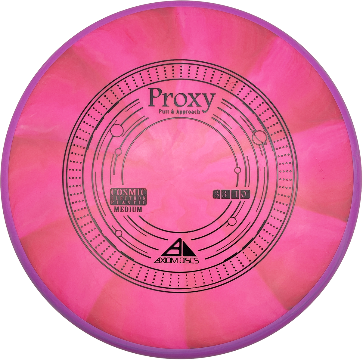 Axiom Proxy - Cosmic Electron (Medium) - Pink Swirl – New Zealand Disc Sports Supplies