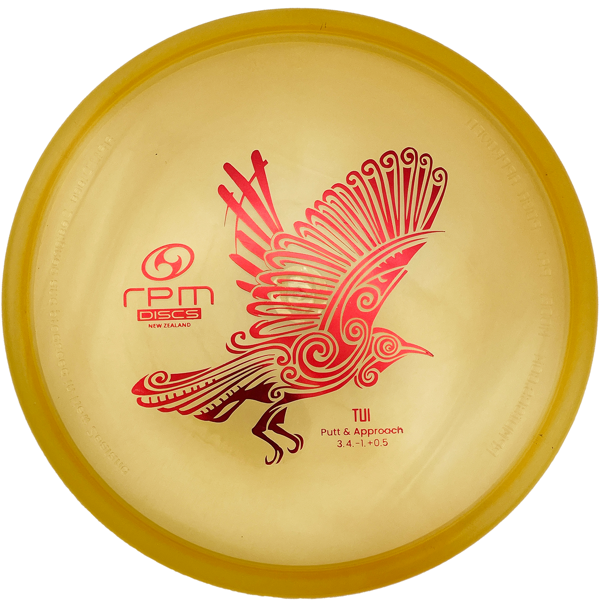 RPM Tui - Cosmic - Light Gold – New Zealand Disc Sports Supplies
