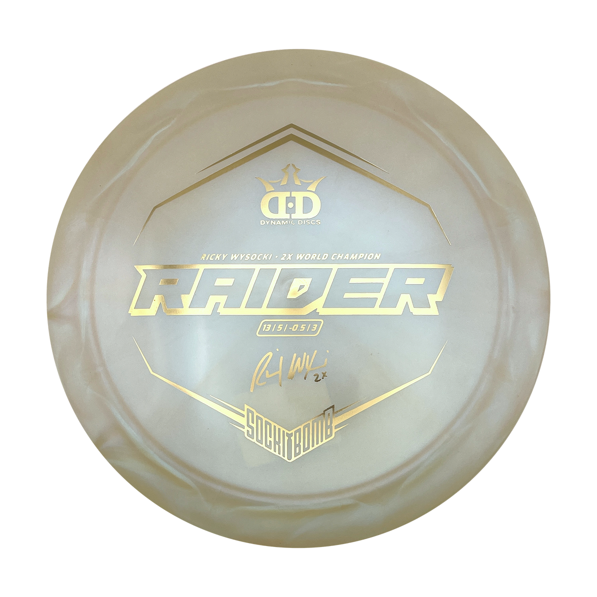 Dynamic Discs Raider - Ricky Wysocki - Lucid Ice Line - White – New ...