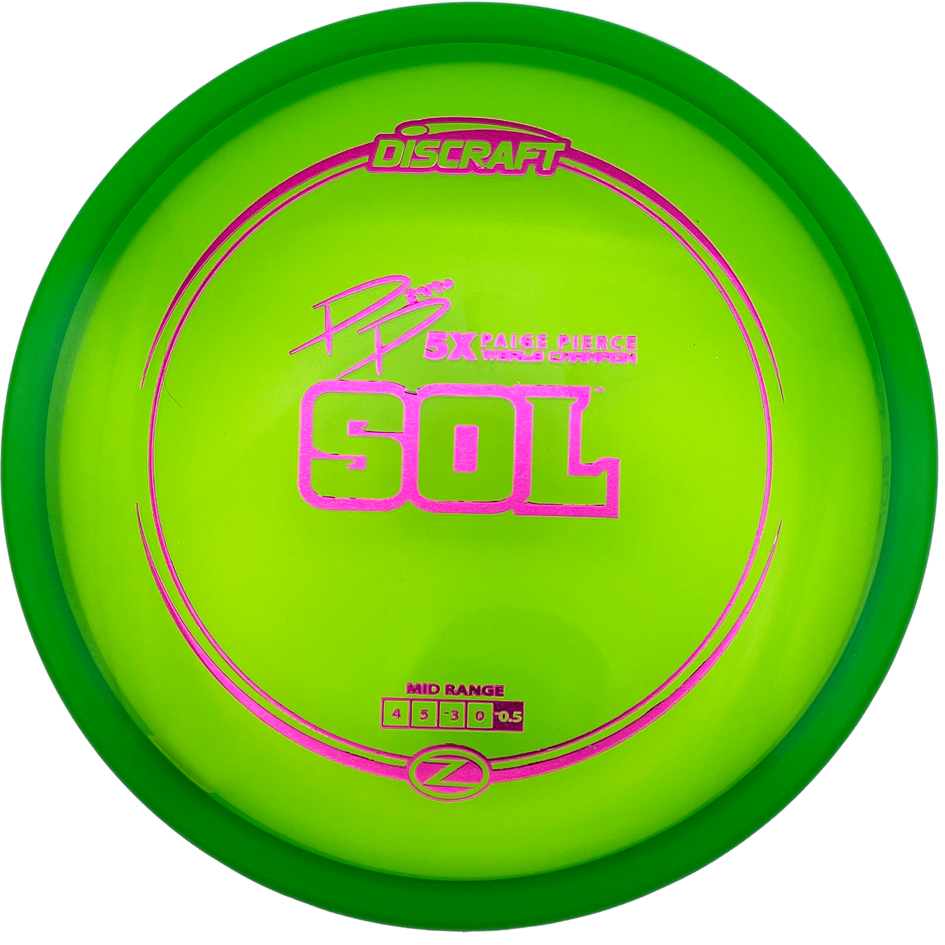 Discraft SOL - Z Line - Green – New Zealand Disc Sports Supplies