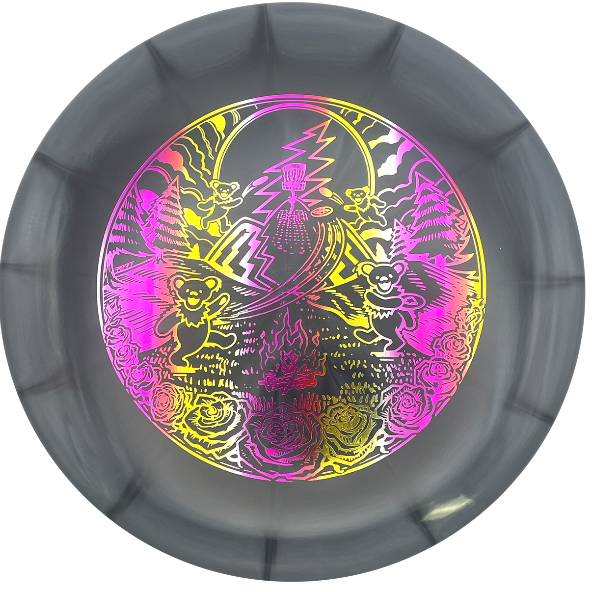Discmania Grateful Dead - Lux Vapor Link (Mountain Bears) - Grey – New ...