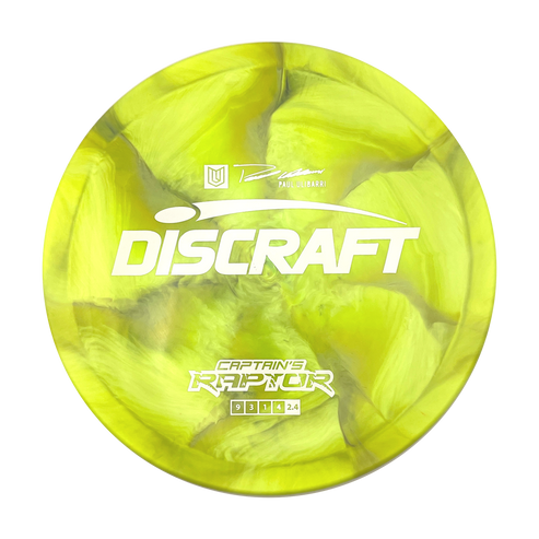 Discraft Captain's Raptor - Paul Ulibarri Signature ESP Swirl - Green ...