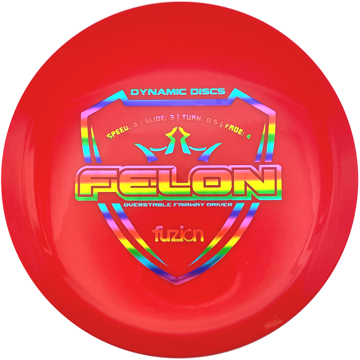 Dynamic Discs Felon - Fuzion Line - Red – New Zealand Disc Sports Supplies
