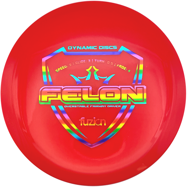 Dynamic Discs Felon - Fuzion Line - Red – New Zealand Disc Sports Supplies